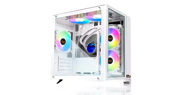 PC Power Ice Cube Desktop Gaming Casing Price White in BD