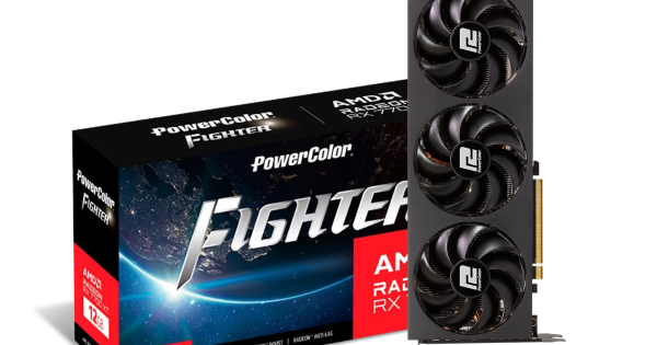 PowerColor Fighter AMD Radeon RX 7700 XT 12GB GDDR6 Graphics Card