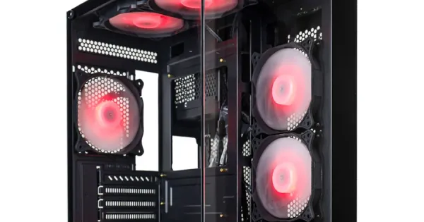 Revenger Base Dynamic Mini Mid Tower Micro ATX ARGB Desktop Gaming Case ...