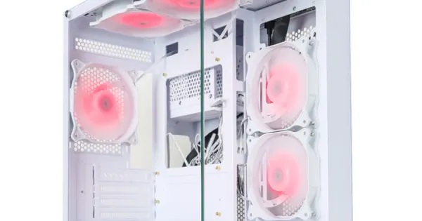 Revenger Base Dynamic Mini Mid Tower Micro ATX ARGB Desktop Gaming Case ...