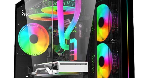 Value-Top V900 Micro-ATX Mini Tower Gaming Casing With Pre-installed ...